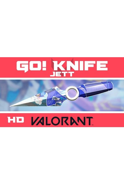 Aldım Geldi Valorant Go Bıçağı Plastik Aparat