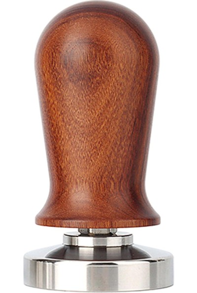 Masif Ahşap Kahve Tampers Espresso Barista Araçları Toz Dağıtımı 53MM Kahverengi Masif Ahşap Kahve Tampers Espresso Barista Araçları Toz Dağıtımı 53MM Kahverengi