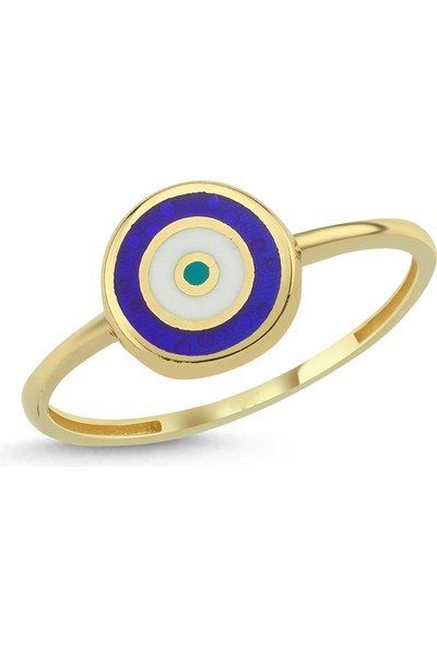 Yetiş 14 Ayar Göz Figürlü Altın Yüzük