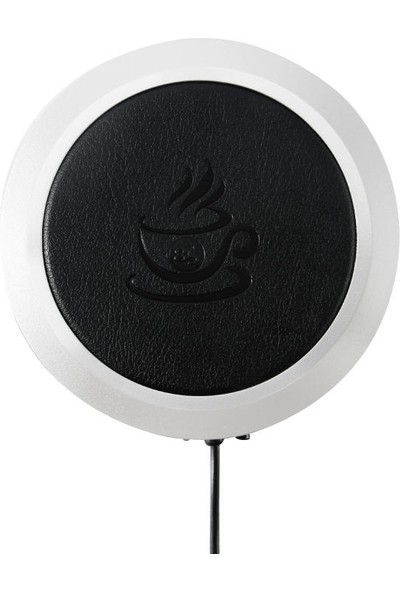 Fincan Mat USB Elektrikli Isıtma Pedi Bardaklar Kahve Fincanı Isıtıcı 5 V 1.5A Siyah