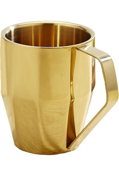 387ML Kahve Fincanı Içme Paramparça Sert Kupa Şarap Süt Kahve Için Altın Gitmek Için