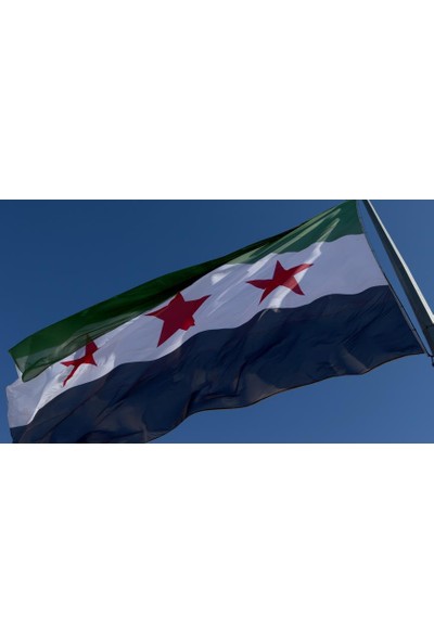 Fors Bayrak Suriye Gönder Bayrağı Raşel Kumaş 70X105 cm