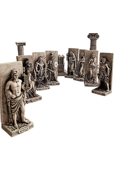 Gökçen Hobi Mitolojik Antik Yunan Tanrıları Polyester Figür Set Gökçen Hobi Mitolojik Antik Yunan Tanrıları Polyester Figür Set