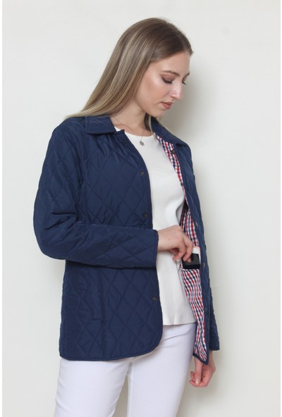 Cotton Kadın Kapitone Mont