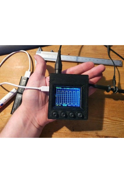 Aldım Geldi ~ 14 $ Cep Osiloskop Konut DSO138 (Mini) - ~ 14 $ Taschenoszilloskop Gehäuse Dso 138 (Mini) Plastik Aparat