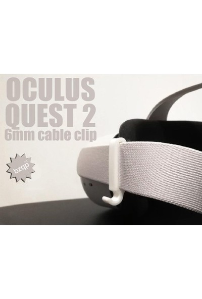 Aldım Geldi Oculus Quest 2 6mm Kablo Klipsi Plastik Aparat