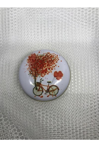 River World Aşk Ile Mücevher ve Hediyelik Teneke Kutu 7 x 3,5 cm Model 10