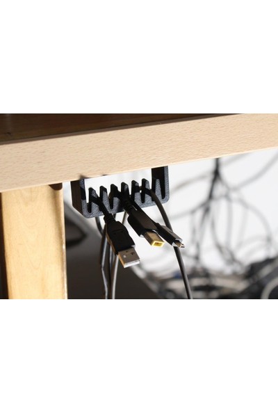 Aldım Geldi Masa Altı Kablo Sabitleyici Tutucu Organizer Dekoratif Stand