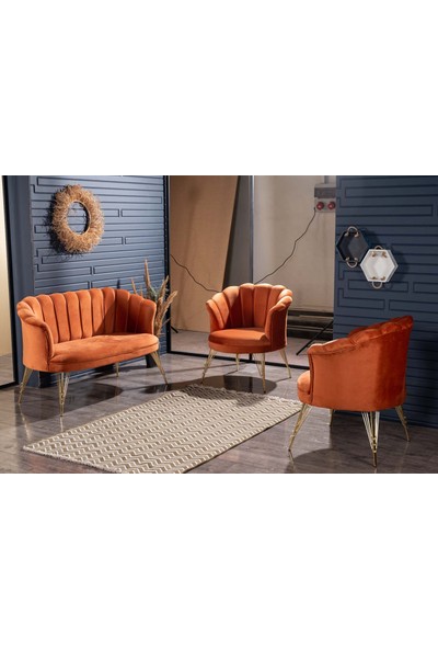 Samogu Istiridye Çay Seti 2+1+1