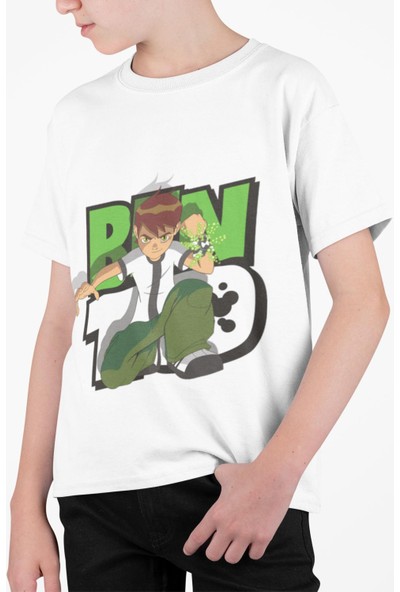 Benten Baskılı Tişört | Ben 10 Baskılı T-Shirt