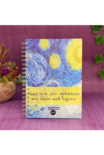 Van Gogh Tasarımlı Konsept Ajanda 55 Haftalık Planlayıcı Van Gogh Tasarımlı Konsept Ajanda 55 Haftalık Planlayıcı
