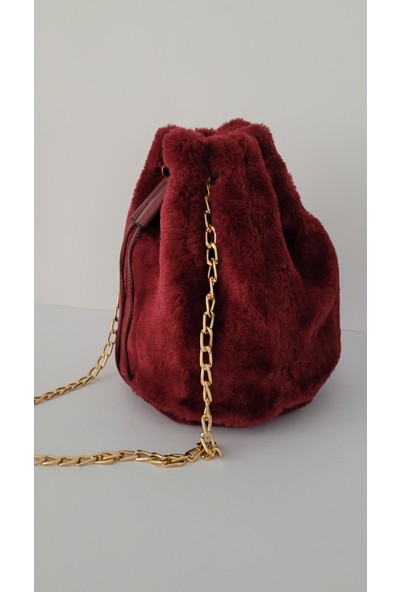 Bhm Bordo Kese Model Askılı Çanta