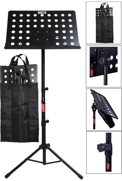 Lastvoice Nt-104CS Case'li Kılıflı Nota Standı Sehpası