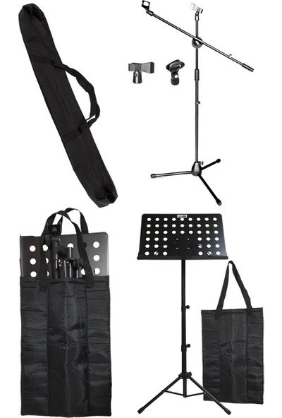 Lastvoice NT104-MS06 Nota Standı Sehpası + Mikrofon Sehpası Paketi (Taşıma Çantaları Hediye) Lastvoice NT104-MS06 Nota Standı Sehpası + Mikrofon Sehpası Paketi (Taşıma Çantaları Hediye)