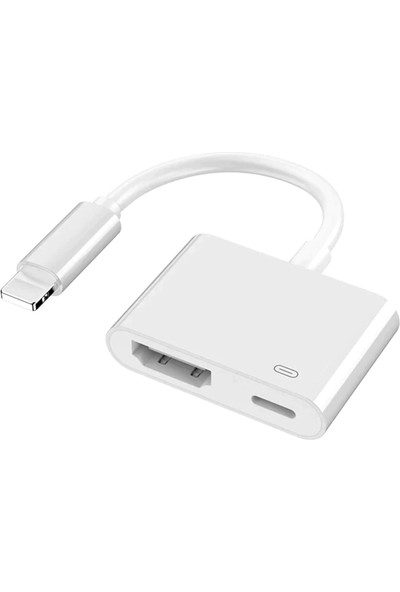 Lionmycase Apple Iphone Lightning To HDMI Çevirici Dönüştürücü Adaptör Tv Gri Lionmycase Apple Iphone Lightning To HDMI Çevirici Dönüştürücü Adaptör Tv Gri