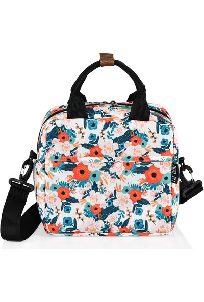 Lal Baby Flowers Askılı Termal Yemek Çantası Lal Baby Flowers Askılı Termal Yemek Çantası