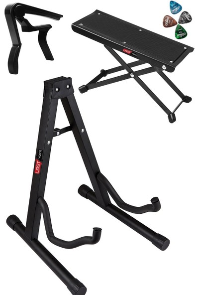 Lastvoice Gtr-111PDCP Profesyonel Gitar Standı Sehpası + Ayaklık + Capo Lastvoice Gtr-111PDCP Profesyonel Gitar Standı Sehpası + Ayaklık + Capo