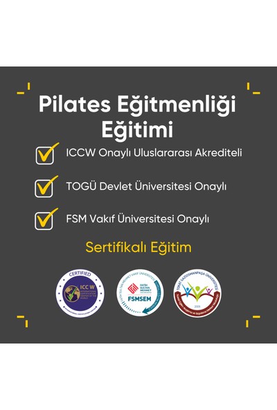 Güvennet Akademi Pilates Eğitmenliği Eğitimi Fsm Onaylı