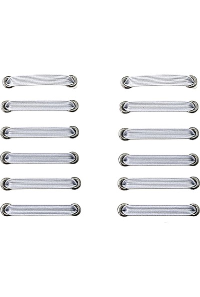 Pratik Lastikli Bağcık 12 Parça Yetişkin ve Çocuk Ayakkabı Bağcığı Spor ve Klasik Ayakkabılar Için Ayakkabı Ipi Pratik Lastikli Bağcık 12 Parça Yetişkin ve Çocuk Ayakkabı Bağcığı Spor ve Klasik Ayakkabılar Için Ayakkabı Ipi