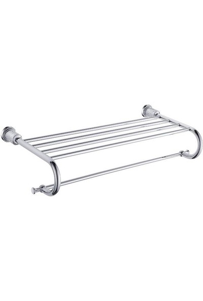 Bocchi Orient Raflı Havluluk 650 mm Krom Bocchi Orient Raflı Havluluk 650 mm Krom