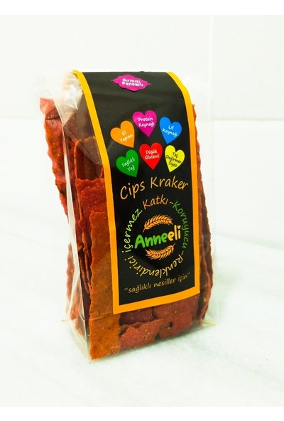 Anneeli Siyez Cips Kraker Kırmızı Pancarlı Anneeli Siyez Cips Kraker Kırmızı Pancarlı
