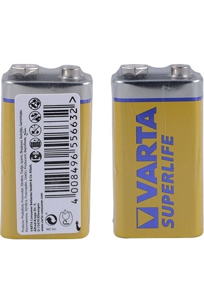 Varta 2022 Superlife 9V Pil