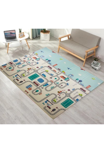 Elfo Baby Çift Yönlü - Anti Alerjenik - Su Geçirmez -  Katlanabilir Oyun Halısı Taşıtlar ve Sevimli Dostlar 180X200 (Taşıma Çantası Hediyeli) Elfo Baby Çift Yönlü - Anti Alerjenik - Su Geçirmez -  Katlanabilir Oyun Halısı Taşıtlar ve Sevimli Dostlar 180X200 (Taşıma Çantası Hediyeli)