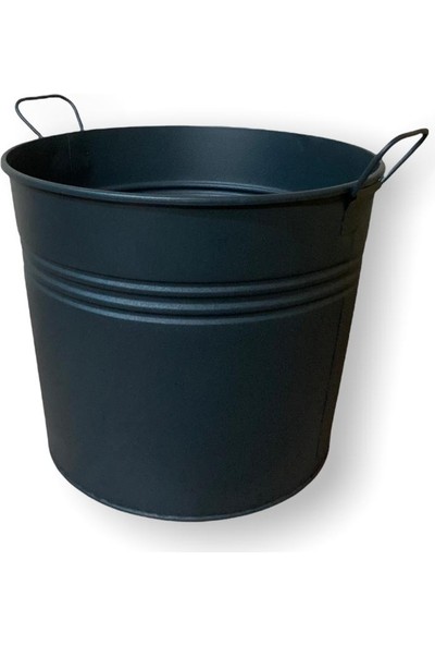 Öz Hemmekler Şömine Odun Kovası No 2 | Antrasit (35X29X30)