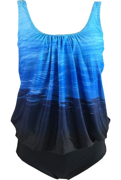 Vandor Girls Kadın Yuvarlak Yaka Degrade Bikini Takımı (Yurt Dışından)