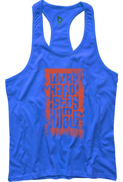 Bluu Hmblw Fitness Gym Tank Top Sporcu Atleti Bluu Hmblw Fitness Gym Tank Top Sporcu Atleti