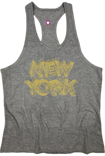Bluu Newyorkstr Fitness Gym Tank Top Sporcu Atleti