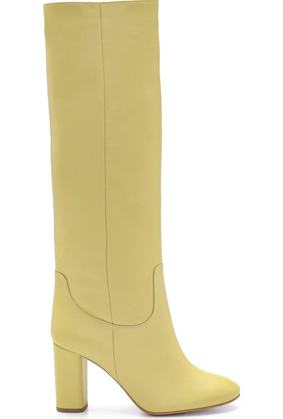 Derimod Kadın Deri Topuklu Çizme Derimod Kadın Deri Topuklu Çizme