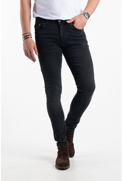 Zeki Özer Erkek Füme Normal Bel Super Skinny Jean Zeki Özer Erkek Füme Normal Bel Super Skinny Jean