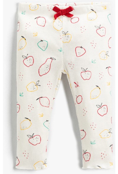 Koton Meyve Baskılı Tayt