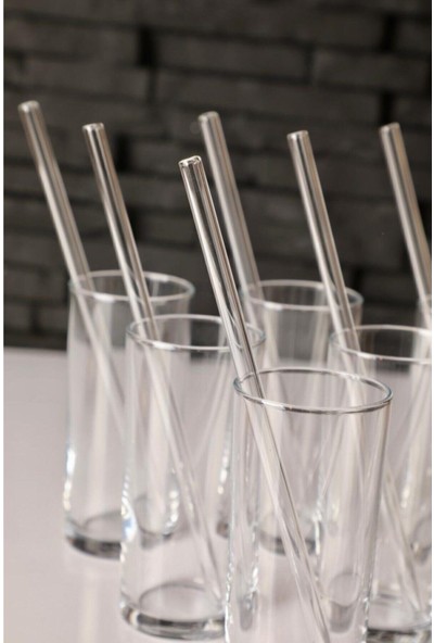 3M1W Düz Şeffaf Cam Pipet 6'lı 3M1W Düz Şeffaf Cam Pipet 6'lı