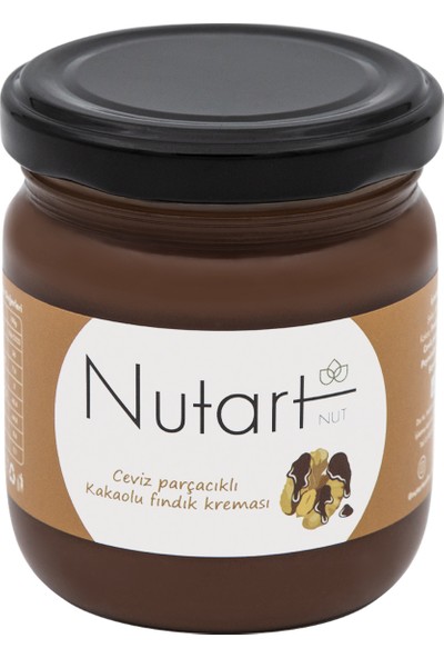 Nutart Ceviz Parçacıklı Kakaolu Fındık Kreması 200 gr