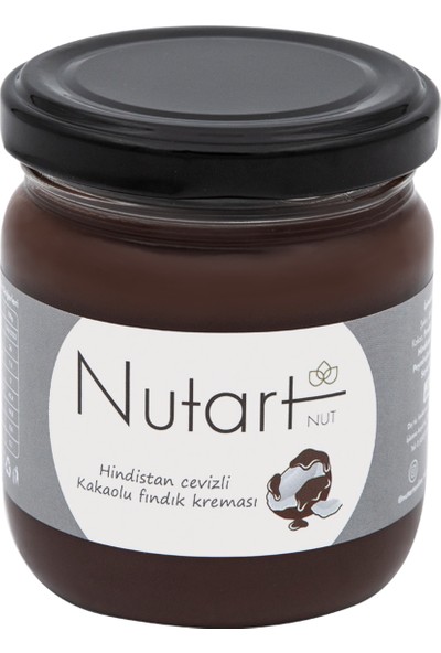 Nutart Hindistan Cevizi Parçacıklı Kakaolu Fındık Kreması 200 gr