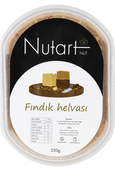Nutart Fındıklı Un Helvası 350 gr Nutart Fındıklı Un Helvası 350 gr