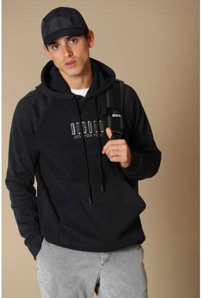 Lufian Lamer Erkek Sweatshirt Siyah