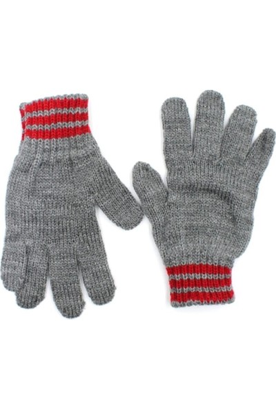 Gri Erkek Çocuk Eldiveni 3- 7 Yaş