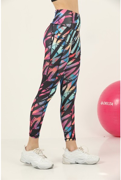 Miss Maral Missmaral Kadın Tayt Yüksek Bel Çift Cepli Turkuaz Mermer Desenli Dijital 1058 Miss Maral Missmaral Kadın Tayt Yüksek Bel Çift Cepli Turkuaz Mermer Desenli Dijital 1058