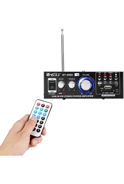 Xyanlıng 200W+200W Hıfı Fm USB Sd Tiz Bas Ayarlı Ev Ses Sistemi Için Güç Amplifikatörüleri (Yurt Dışından) Xyanlıng 200W+200W Hıfı Fm USB Sd Tiz Bas Ayarlı Ev Ses Sistemi Için Güç Amplifikatörüleri (Yurt Dışından)