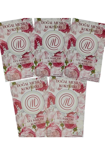 Meşra Mağaza Doğal Gül Bahçesi Dolap Çekmece Banyo ve Yatak Odası Kokusu 5'li Meşra Mağaza Doğal Gül Bahçesi Dolap Çekmece Banyo ve Yatak Odası Kokusu 5'li