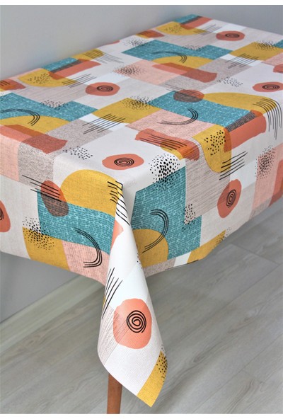 Dede Ev Tekstil Elyaf Astarlı Silinebilir Pvc Muşamba Masa Örtüsü Bhm Karışık