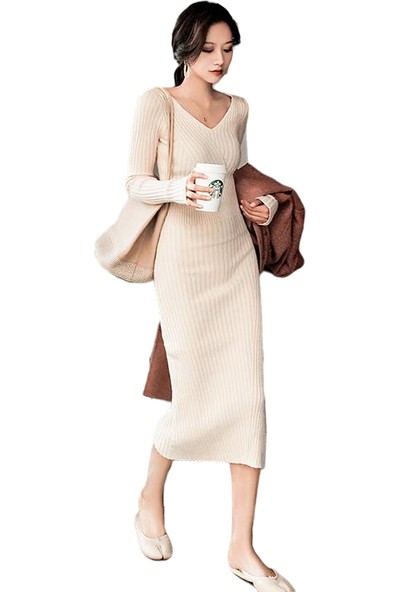 Gogoo Ceket Kazak Etek Kadın Sonbahar ve Kış Orta Uzunlukta Kendi Kendine Yetiştirme ve Batı Tarzı Bir Dibe ile Bayanlar Diz Üstü Örme Elbise-Kırık Beyaz (Yurt Dışından) Gogoo Ceket Kazak Etek Kadın Sonbahar ve Kış Orta Uzunlukta Kendi Kendine Yetiştirme ve Batı Tarzı Bir Dibe ile Bayanlar Diz Üstü Örme Elbise-Kırık Beyaz (Yurt Dışından)