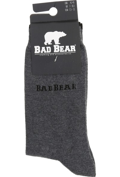 Bad Bear Antrasit Çorap