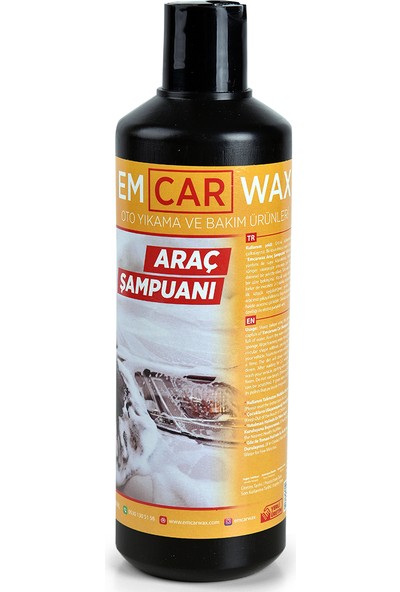 Emcarwax Araç Şampuanı 500 ml