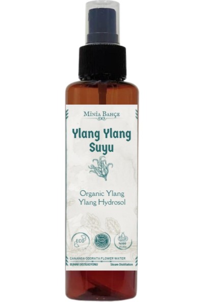 Minia Bahçe Organik Ylang Ylang Suyu – Yağlı - %100 Doğal, 150M Minia Bahçe Organik Ylang Ylang Suyu – Yağlı - %100 Doğal, 150M