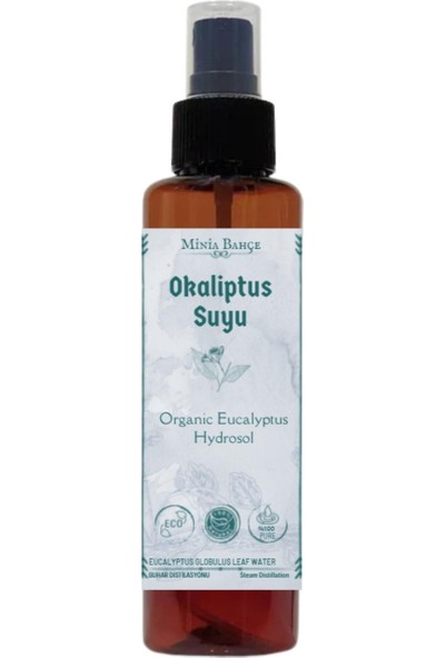 Minia Bahçe Organik Okaliptus Suyu, %100 Doğal, 150ML Minia Bahçe Organik Okaliptus Suyu, %100 Doğal, 150ML