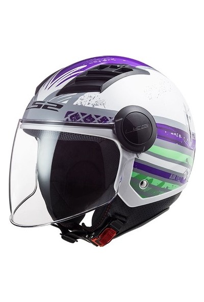 Ls2 Aırflow Ronnıe Tıtanıum-Mor Kask Ls2 Aırflow Ronnıe Tıtanıum-Mor Kask